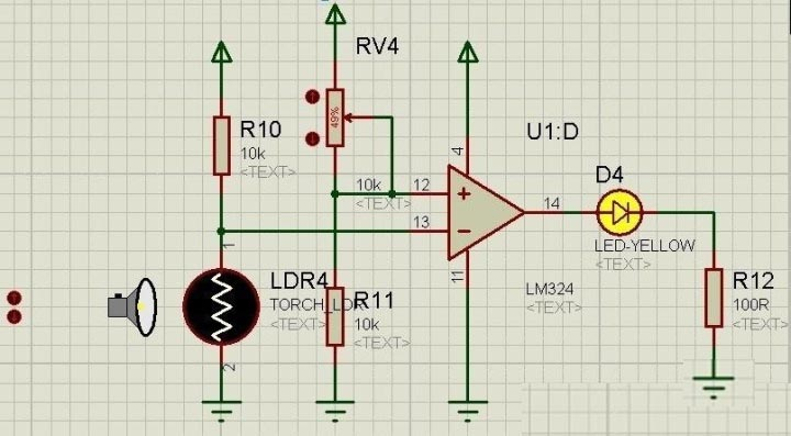 LM324 Quad Op Amp ICs: 4 Example Circuits and Pin Diagram